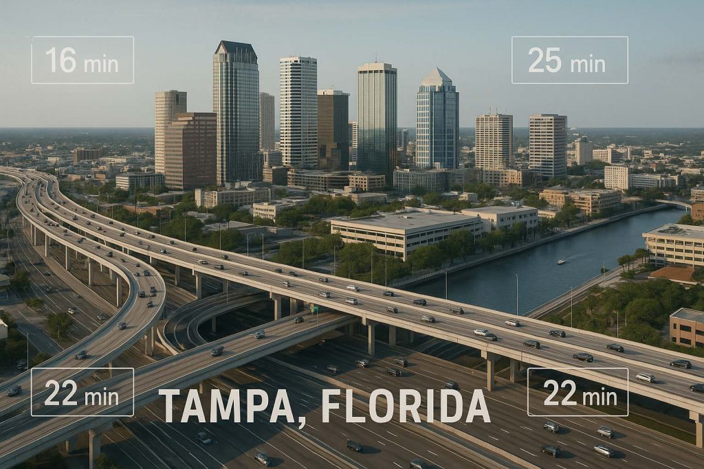 Commute Times Across U.S. Cities - FactsWeb.org